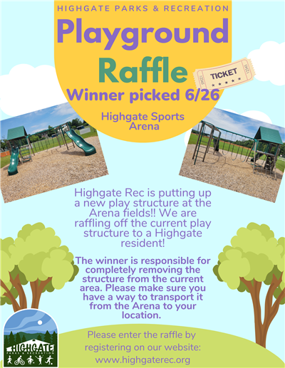 Highgate Parks and Recreation: Playground Raffle!